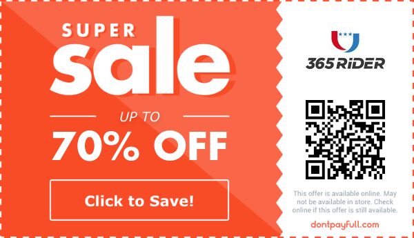 365 Rider Discount Codes - 10% Off Promo Code May 2026