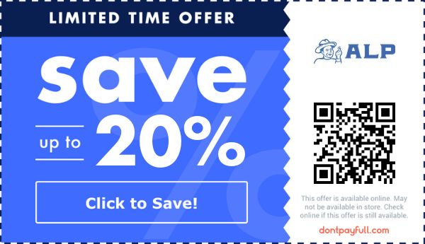 ALP Discount Codes - 20% Off Coupon Code 2026