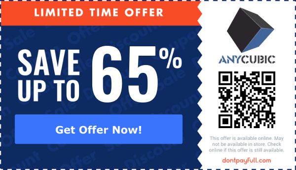 Anycubic Discount Codes - 25% Off Coupon Code Jun 2026