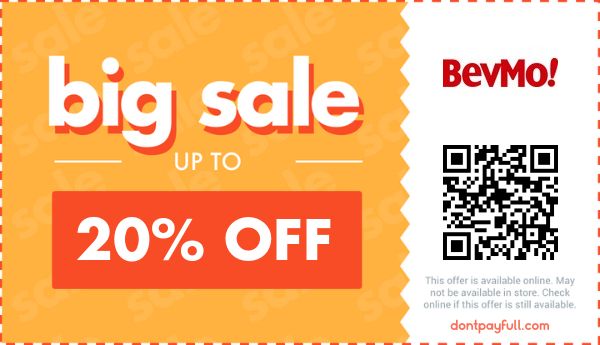 BevMo! Coupons - 20% Off Discount Code May 2026