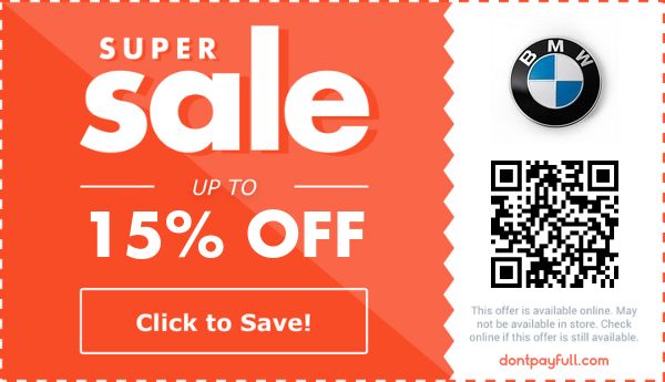 Shop BMW USA Coupons - 15% Off Promo Code June 2026