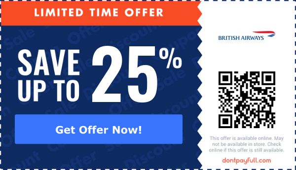 British Airways Discount Codes - Get 30% Off in March 2026