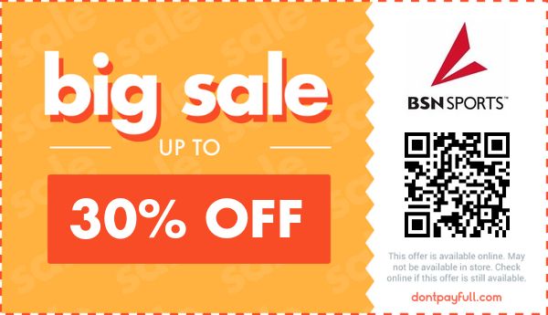 BSN Sports Promo Codes - Get 30% Off in May 2026