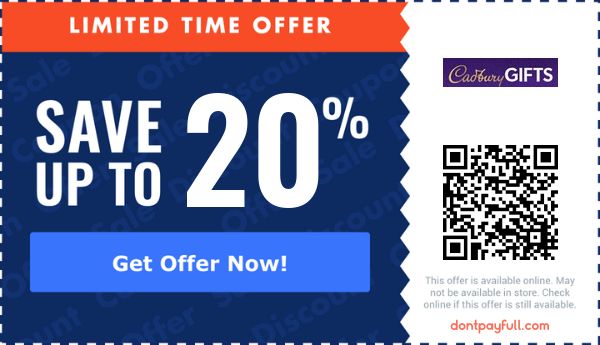 Cadbury Gifts Discount Codes - Get 20% Off in April 2026