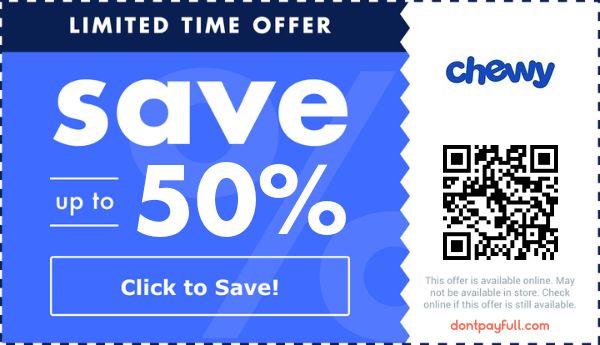 Chewy Promo Codes - 50% Off Discount Code May 2026