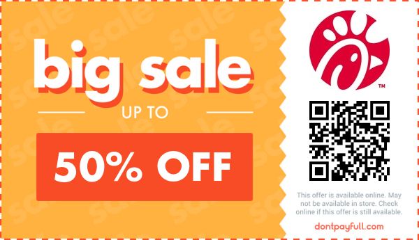 Chick-fil-A Coupon Codes - 50% Off Coupon May 2026