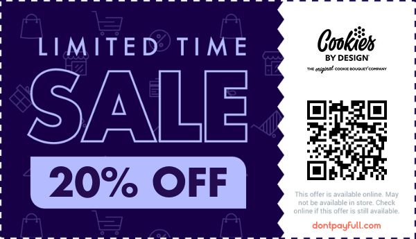 20% Off Cookies by Design Coupon Codes, Coupons - 2025