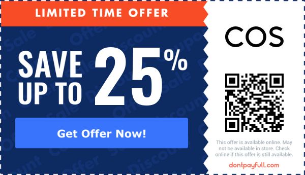 COS Discount Codes - 20% Off Coupon Code May 2026