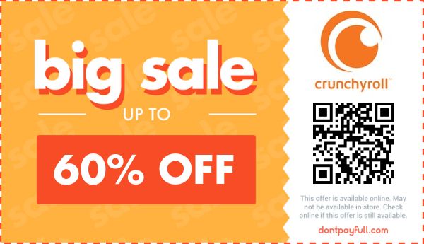 Crunchyroll Promo Codes - 75% Off Offer Code May 2026