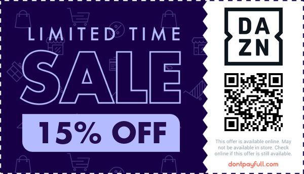DAZN Discount Codes - 20% Off Voucher Code June 2026