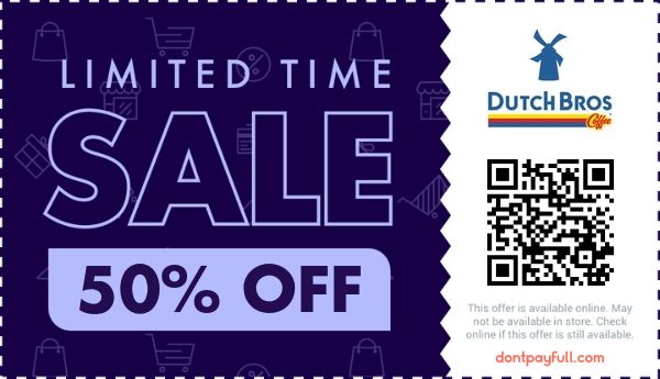 Dutch Bros Promo Codes - Get 50% Off in May 2026