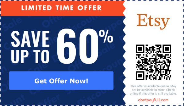 Etsy Coupon Codes - 50% Off Discount Code April 2026