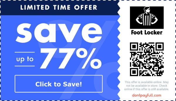 Foot Locker Coupons - 25% Off Promo Code Dec 2025