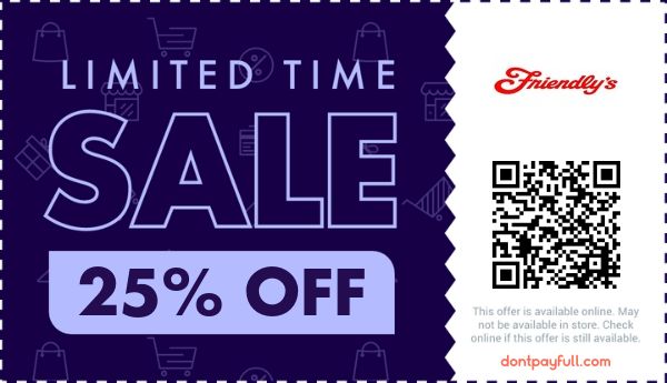Friendlys Coupon Codes - 50% Off Coupon April 2026