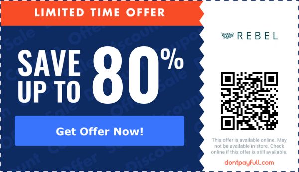 REBEL Coupon Codes - 10% Off Discount Code June 2026