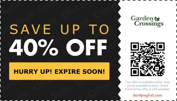 Garden Crossings Coupons - Get 15% Off in May 2026