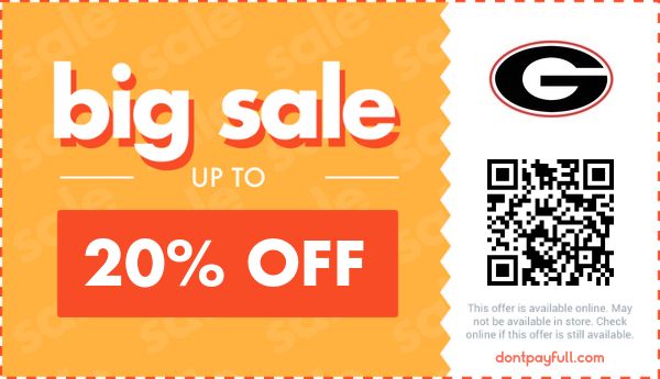 25% Off Georgia Bulldogs Coupon Codes, September 2024
