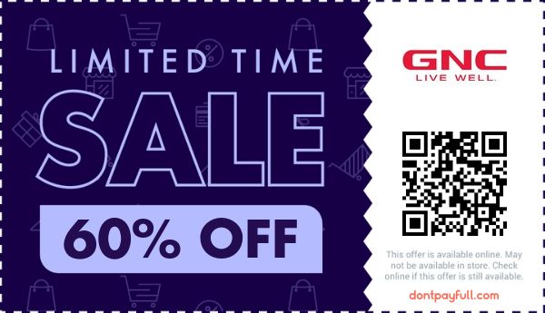 15% Off GNC Coupon Code, Promo Codes - May 2025