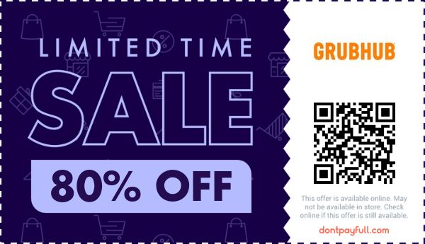 GrubHub Promo Codes - 50% Off Coupon December 2025