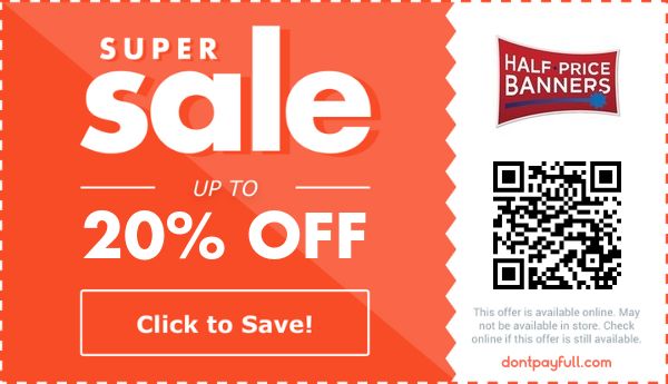 35% Off Half Price Banners Coupon Codes May 2026