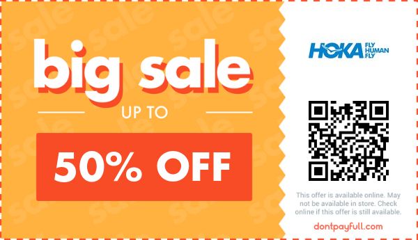 HOKA Coupon Codes - 70% Off Discount Code July 2026
