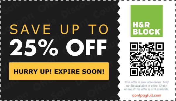 H&R Block Coupon Codes - 50% Off Coupon 2026