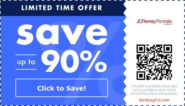 50% Off JCPenney Portraits Coupon Codes, Promo Codes