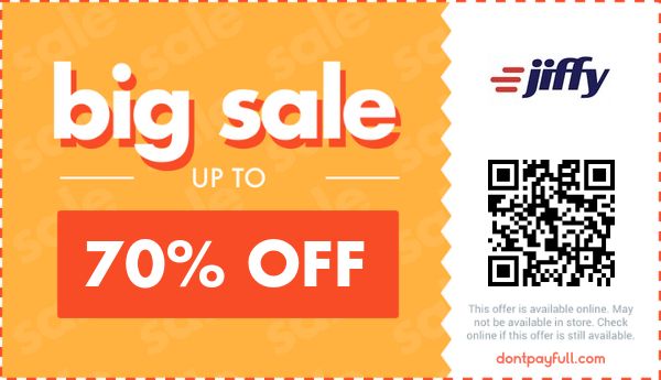Jiffy Coupons - 40% Off Coupon Code January 2026