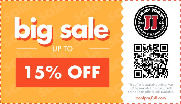 15% Off Jimmy John's Promo Code, Coupons - June 2025