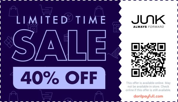 50% Off JUNK Brands Discount Codes, Coupon Codes