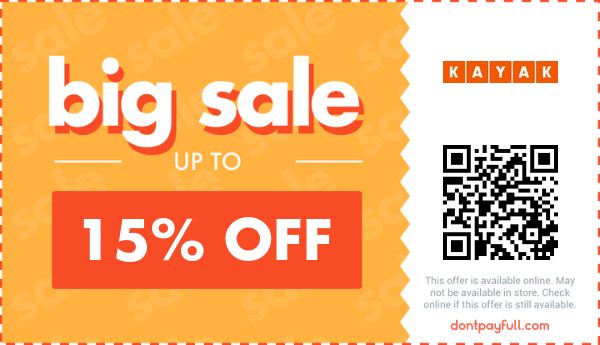 KAYAK Promo Codes - 50% Off Discount Code May 2026
