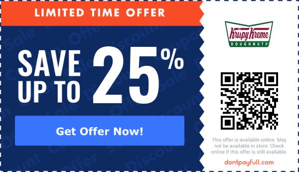 20% Off Krispy Kreme Discount Codes, Promo Codes - 2025