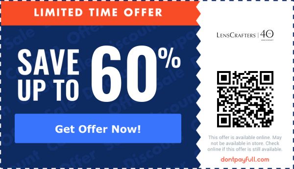 LensCrafters Coupons - 40% Off Promo Code Feb 2026