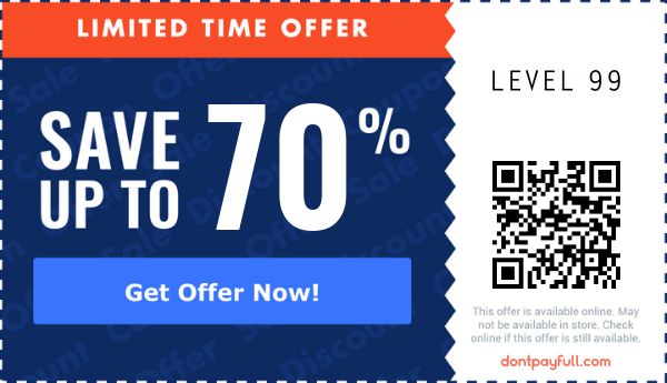 Level 99 Discount Codes - 40% Off Promo Code Dec 2025