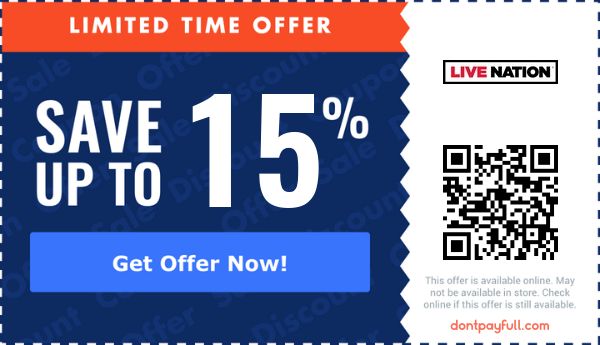 Live Nation Coupons - 40% Off Coupon Code May 2026