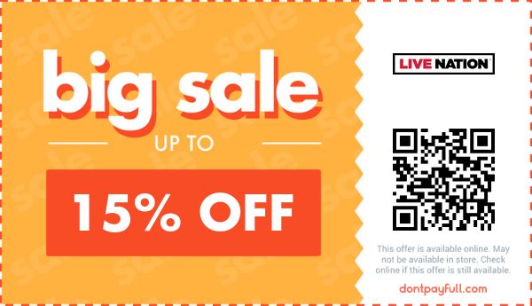 Live Nation Coupons - 40% Off Coupon Code May 2026