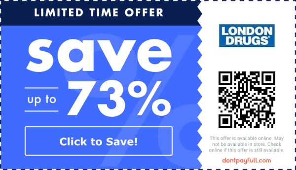 60% Off London Drugs Promo Codes, Coupon Codes - 2025