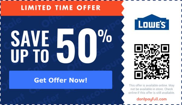60% Off Lowe's Coupon Codes, Promo Codes - Oct 2025