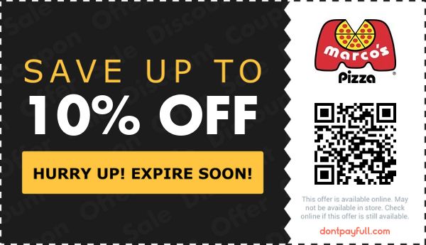 83% Off Marco's Pizza Coupon Codes, Coupons - Nov 2025