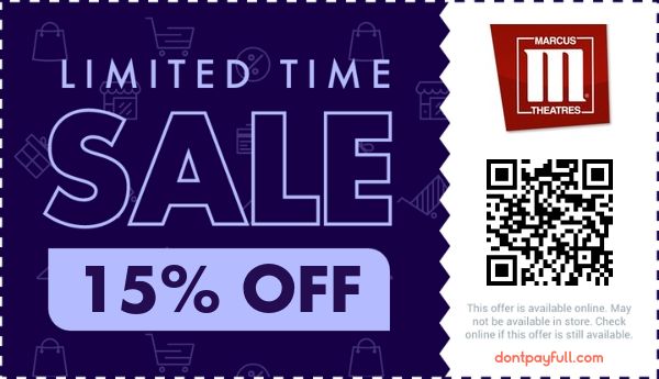 Marcus Theatres Promo Codes - Get 35% Off in June 2026