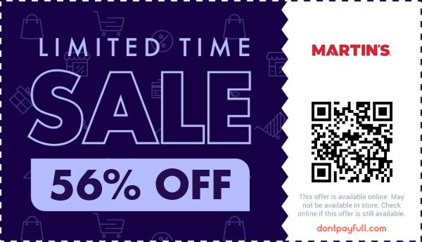 Martin's Coupon Codes - $30 Off Coupon May 2026