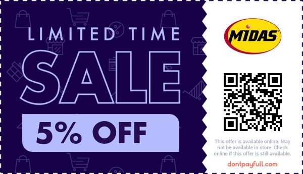 5% Off Midas Coupon, Discount Codes - October 2025