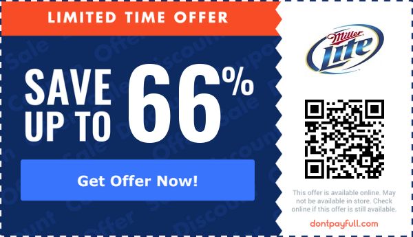 45% Off Miller Lite Discount Codes - December 2024
