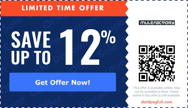 MuleFactory Coupons - 10% Off Coupon Code May 2026