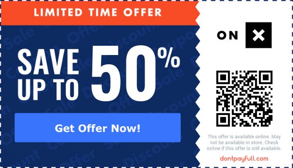 onX Coupon Codes - 70% Off Coupon July 2026