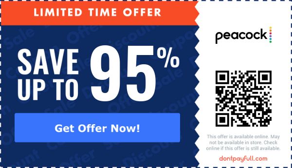 75% Off Peacock Promo Codes, Coupon Codes - Nov 2025