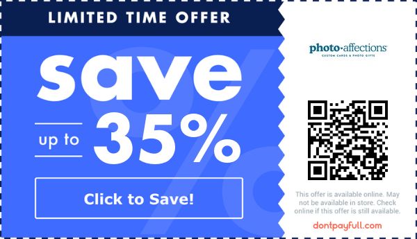 40% Off PhotoAffections Promo Code, Coupons - March 2023
