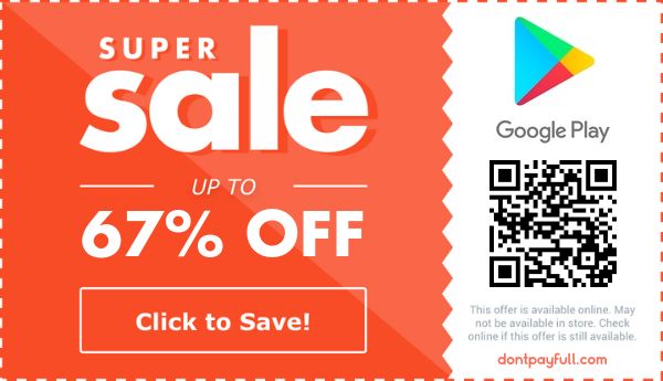 Google Play Coupons - 87% Off Coupon Code Feb 2026