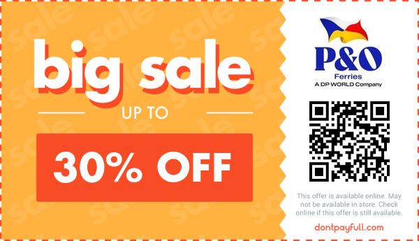 50% Off P&O Ferries DISCOUNT CODE ⇨ May 2024