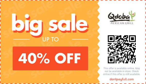 Qdoba Promo Codes - 30% Off Coupon Code June 2026